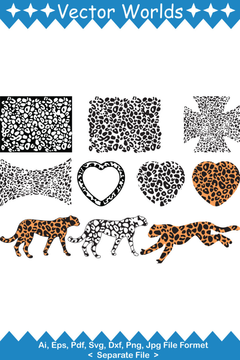 Leopard Print SVG Vector Design - MasterBundles