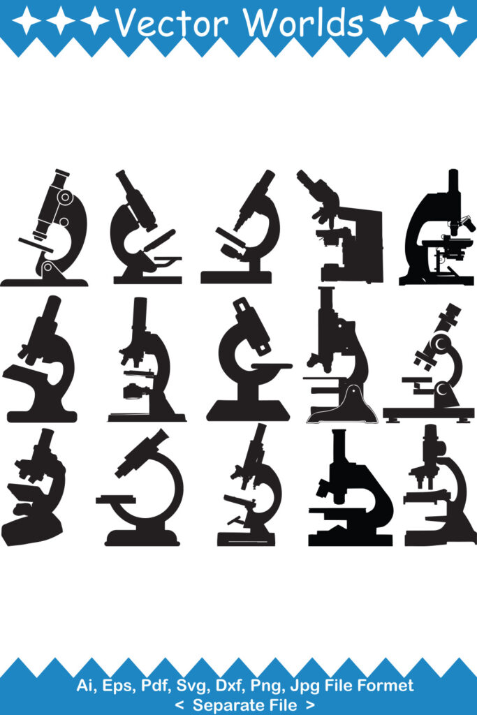 Microscope SVG Vector Design - MasterBundles