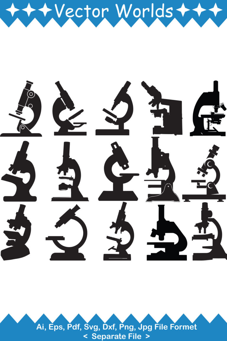 Microscope SVG Vector Design - MasterBundles