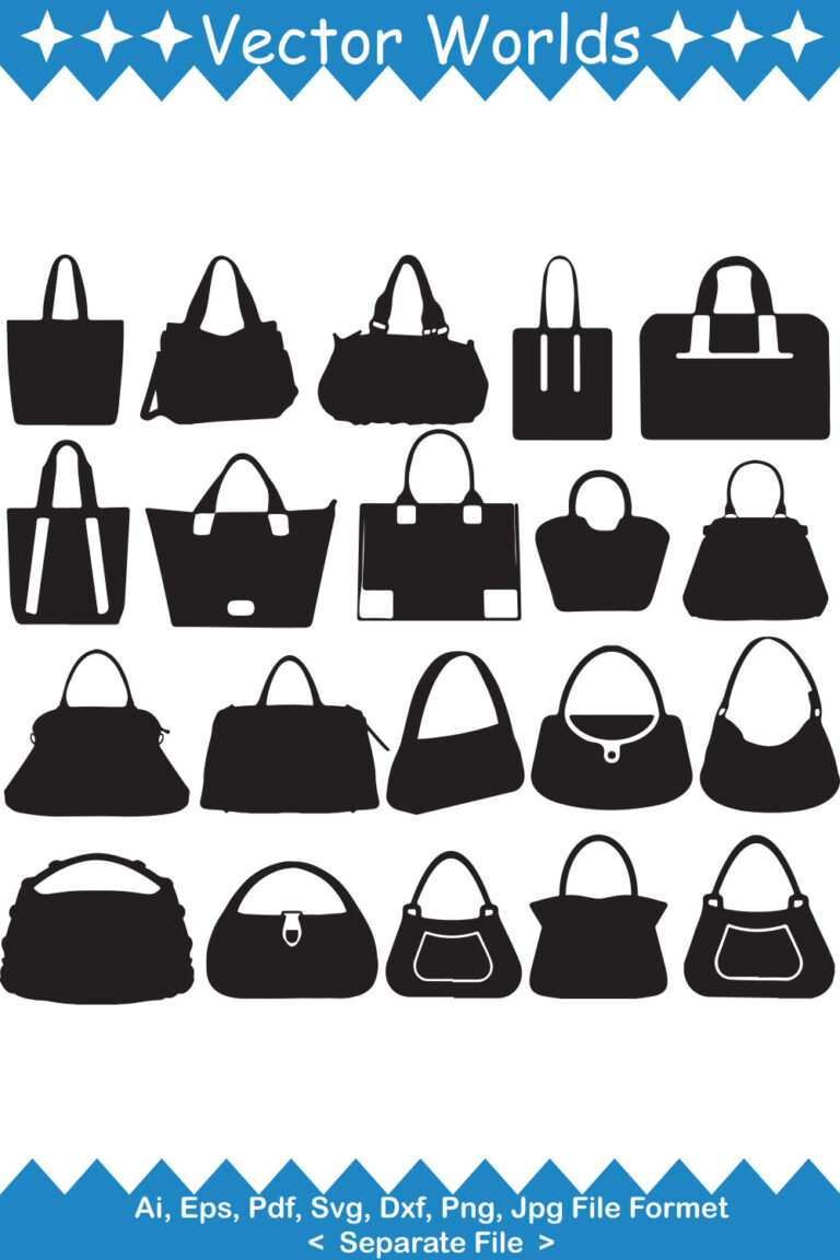 Hand Bag SVG Vector Design - MasterBundles