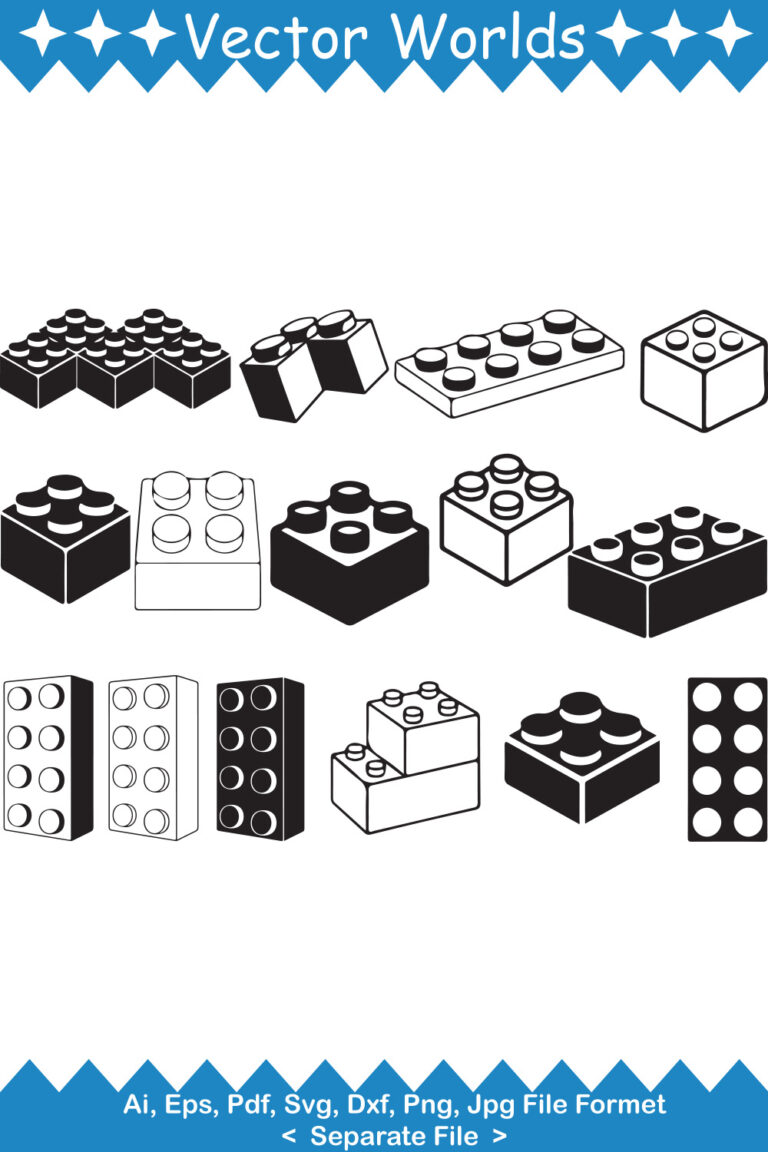 Lego bricks SVG Vector Design - MasterBundles