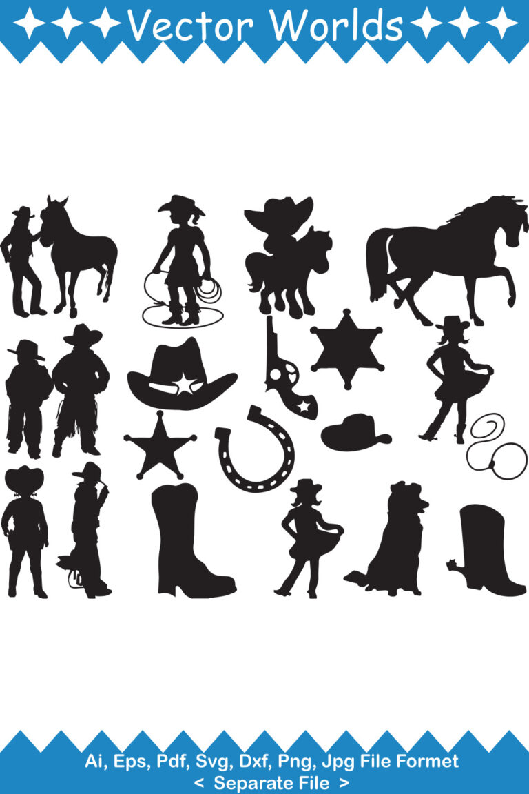 Little CowBoy SVG Vector Design - MasterBundles