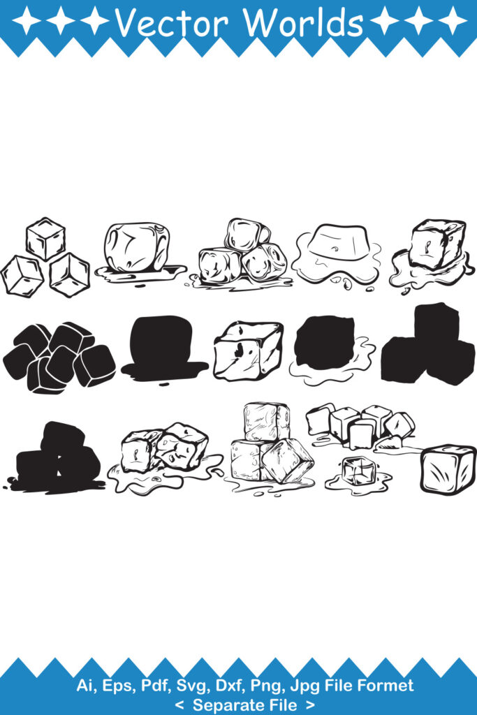 Ice Cube SVG Vector Design - MasterBundles