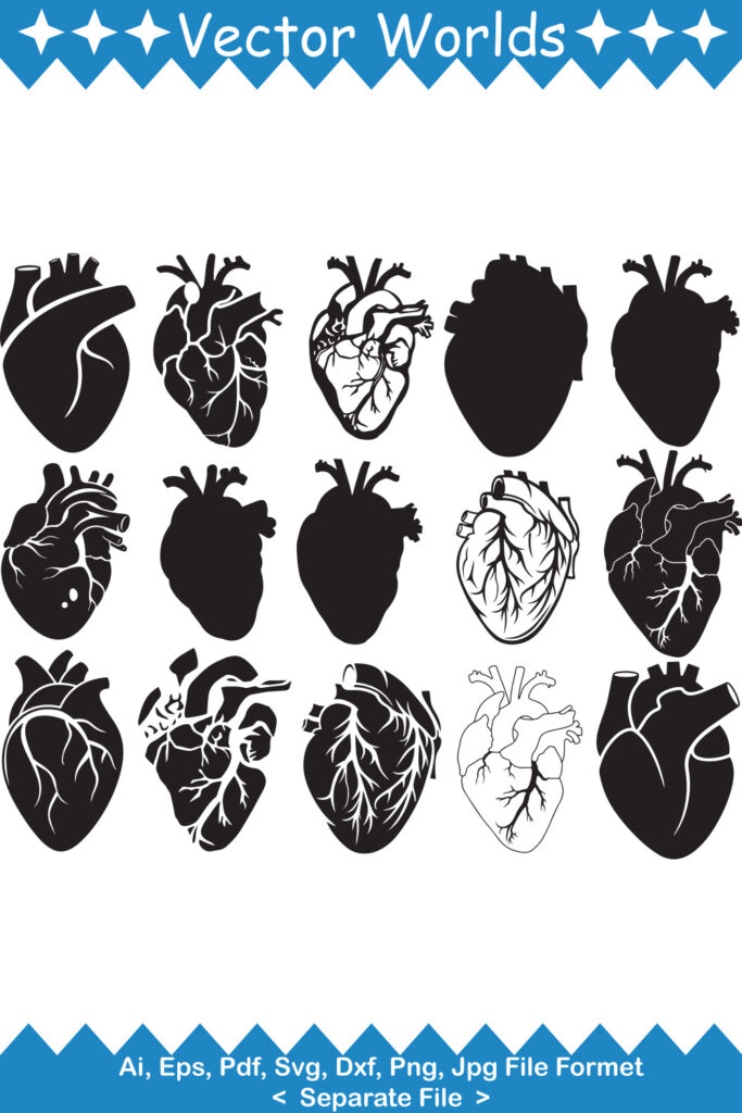 Human Heart SVG Vector Design - MasterBundles