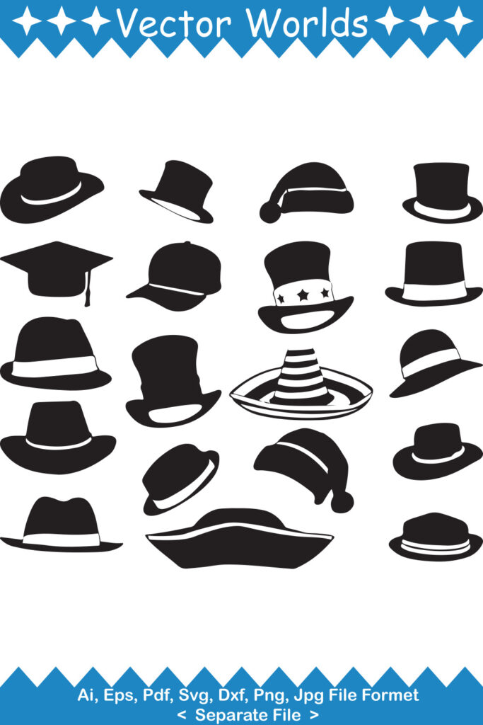 Hat SVG Vector Design - MasterBundles