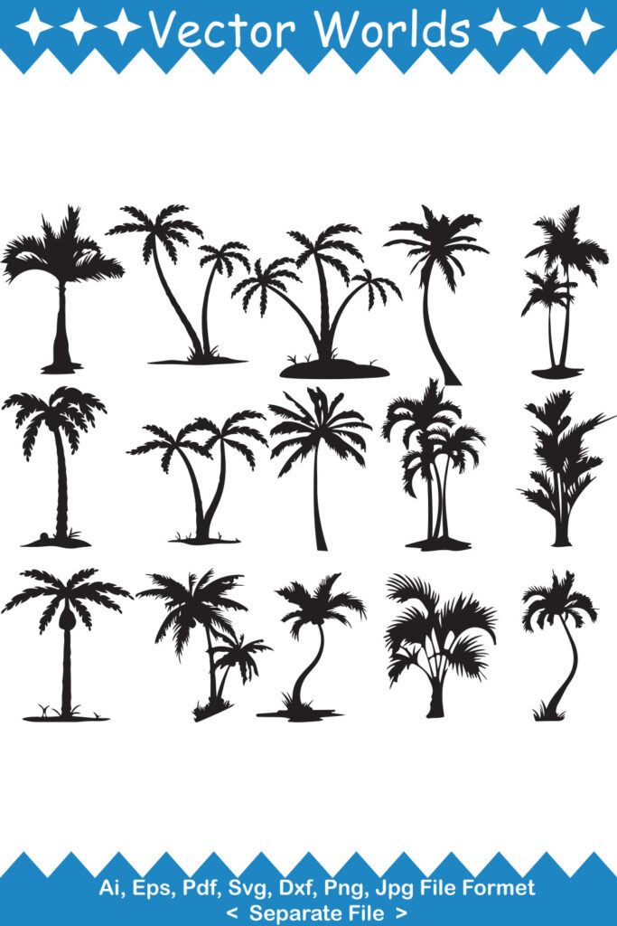 Palm Tree SVG Vector Design - MasterBundles