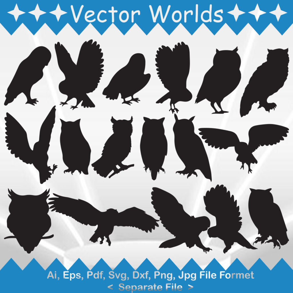 Owl SVG Vector Design - MasterBundles