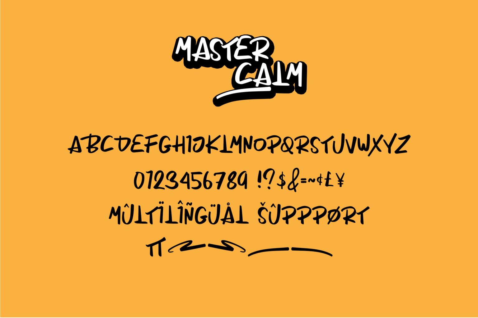 Master Calm | Stylish Graffiti Font – MasterBundles