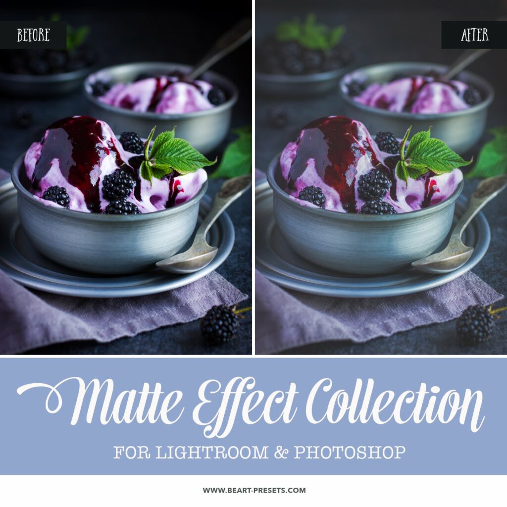 Matte Photoshop Actions & ACR preset – MasterBundles