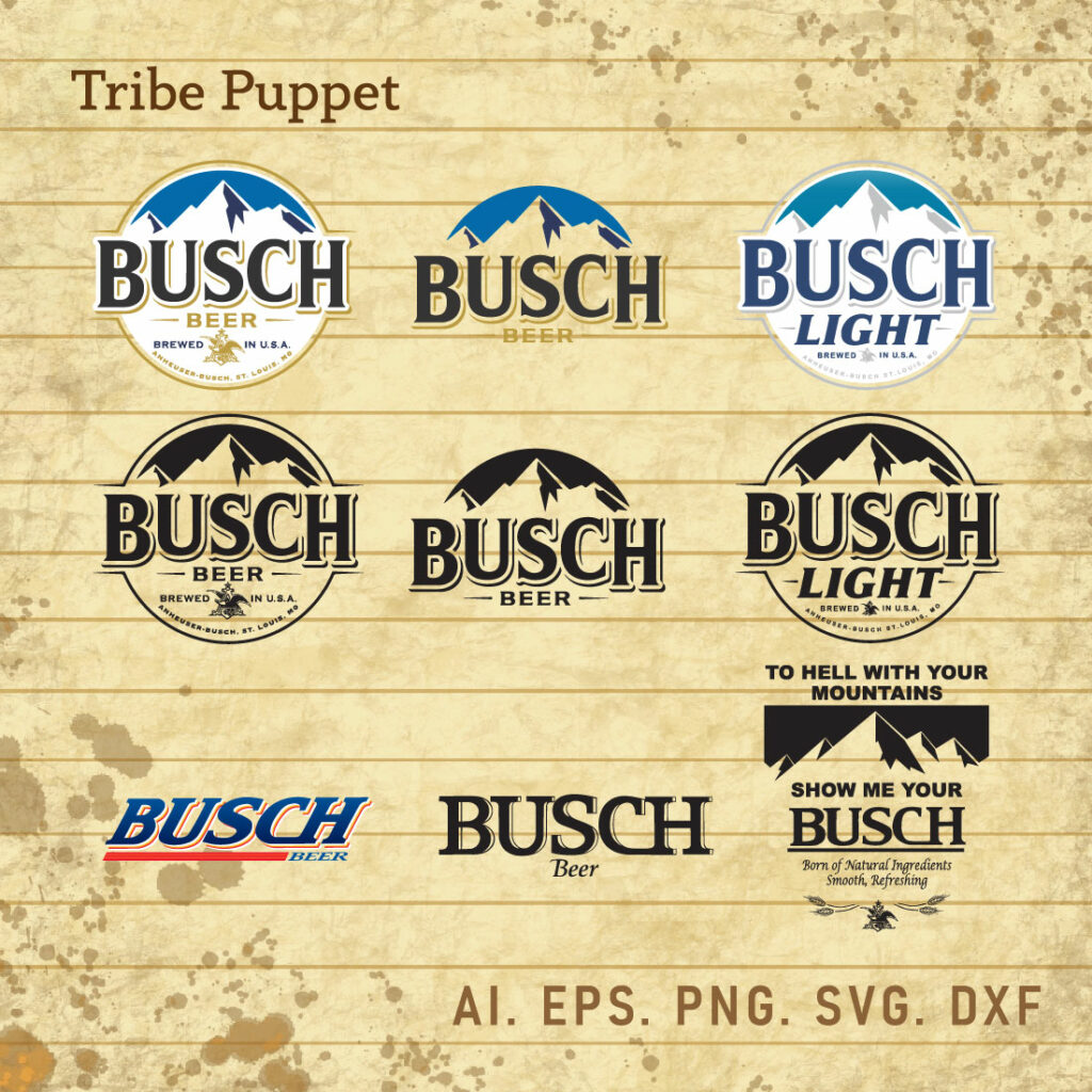 Busch Beer Vector Set - MasterBundles