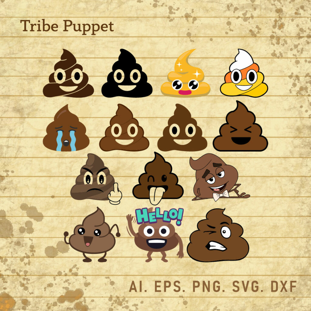 Poop Emoji SVG - MasterBundles