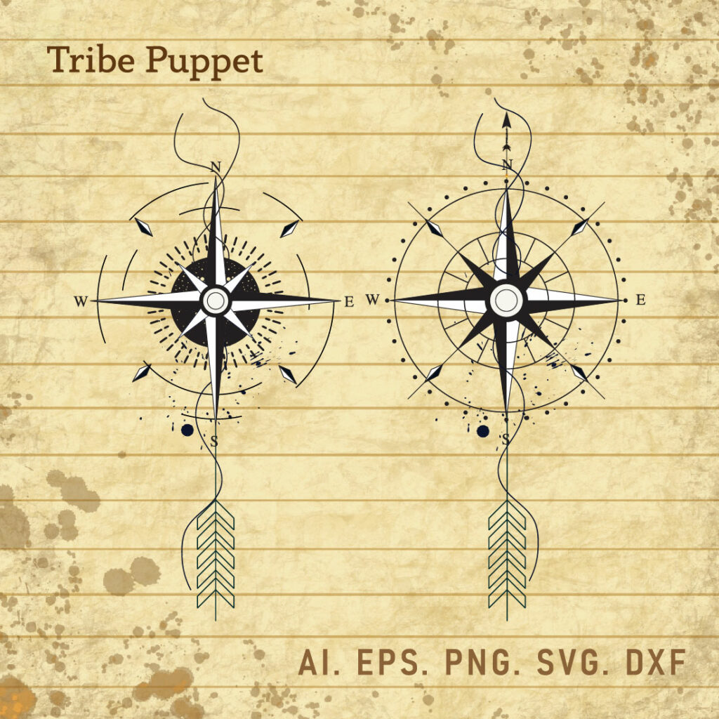 Compass Vector set - MasterBundles