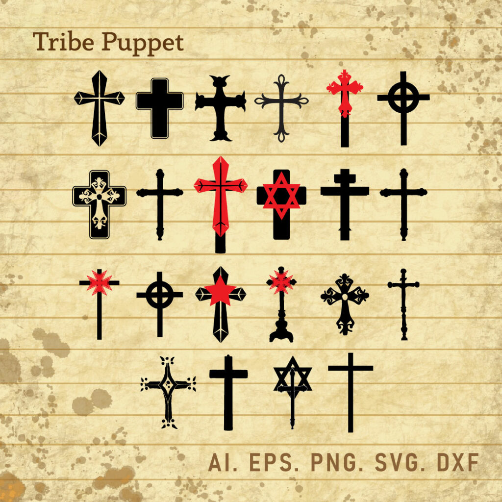 Cross Vector Set - MasterBundles