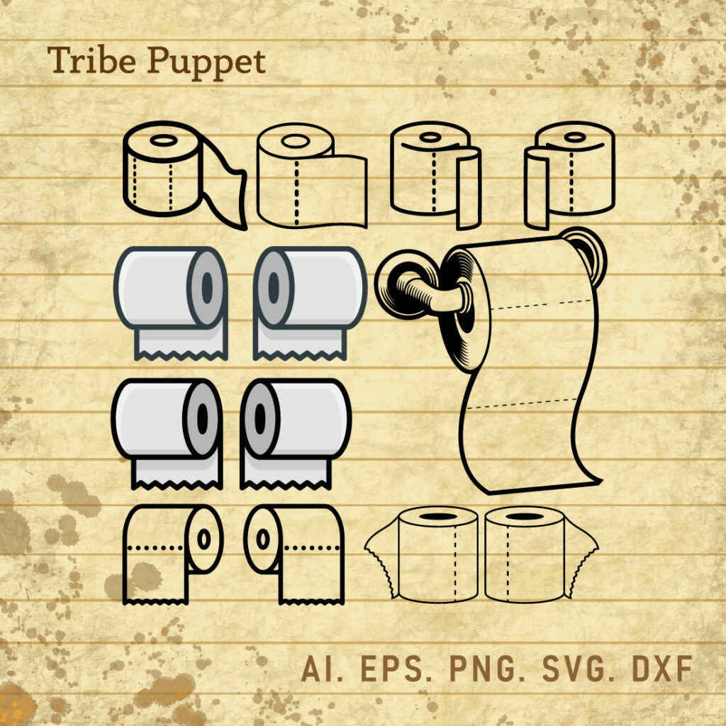 Toilet Tissue SVG - MasterBundles