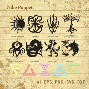 The Witcher Symbols Silhouette Vector Set - MasterBundles