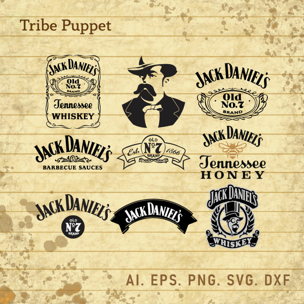 Jack Daniels Whisky Logo SVG - MasterBundles