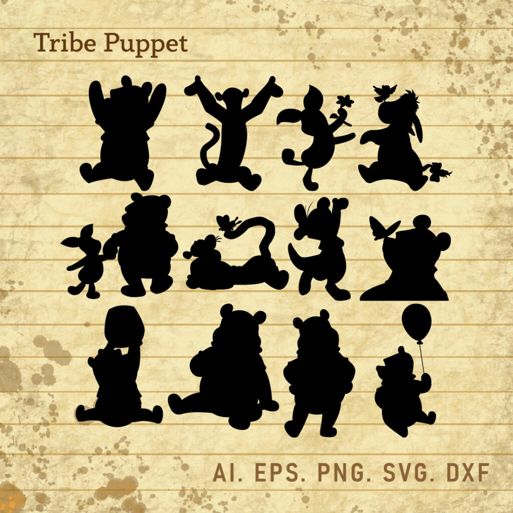 Pooh SVG - MasterBundles