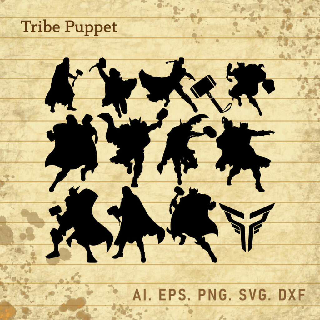 Marvel Thor Vector Set - MasterBundles