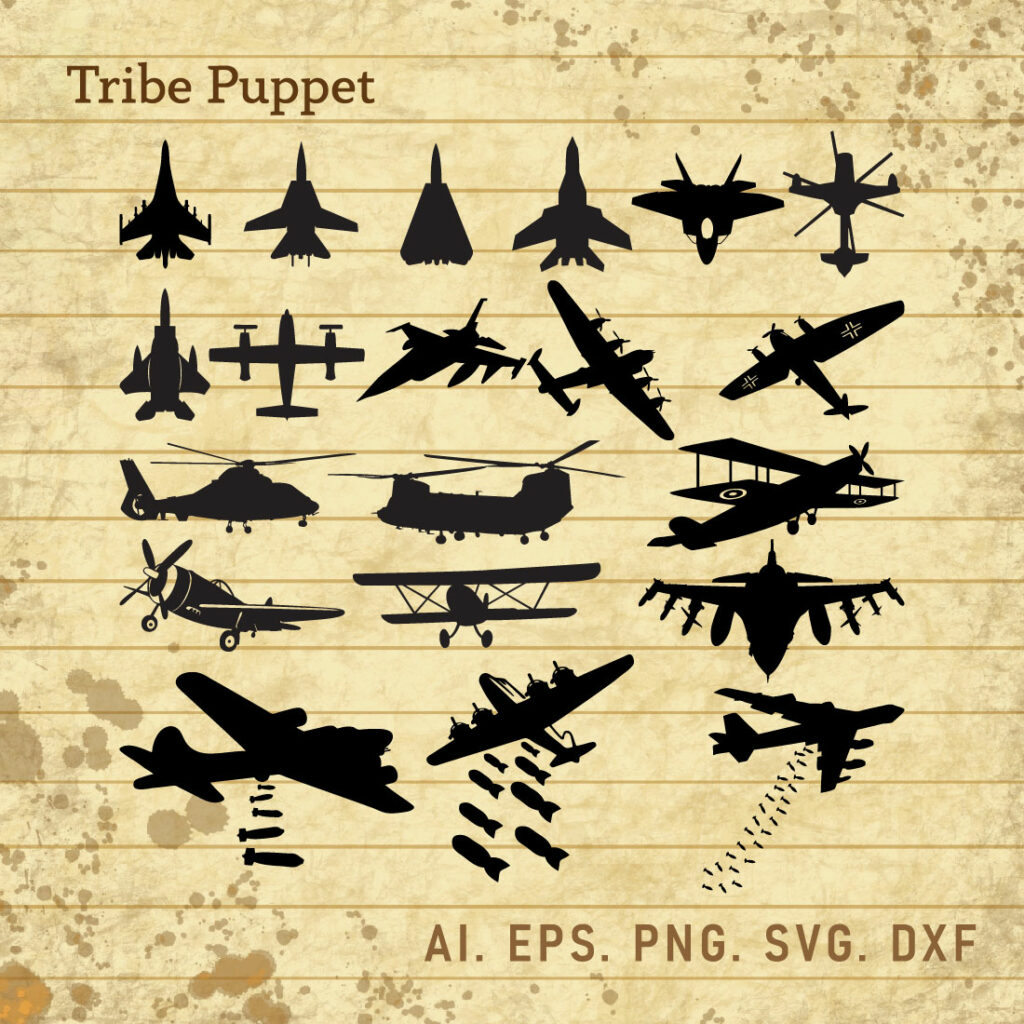 Military Aircraft SVG - MasterBundles