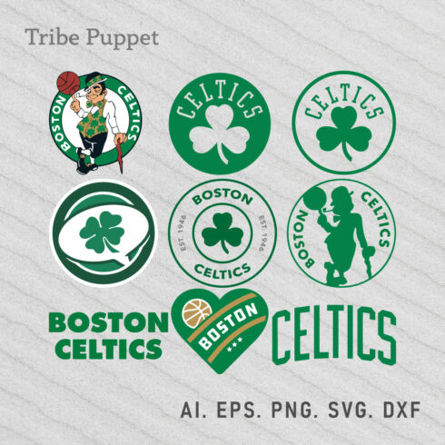 Boston Celtics Logo Vector Set - MasterBundles
