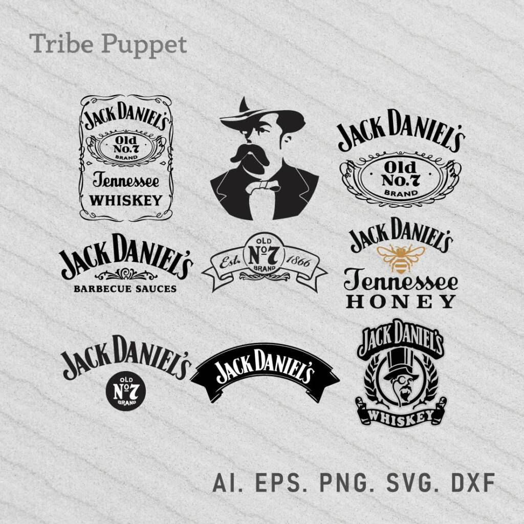 Jack Daniels Whisky Logo SVG - MasterBundles
