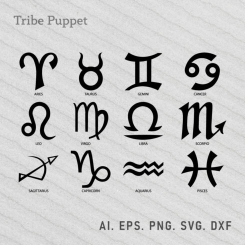 Zodiac Sign Vector Set - MasterBundles