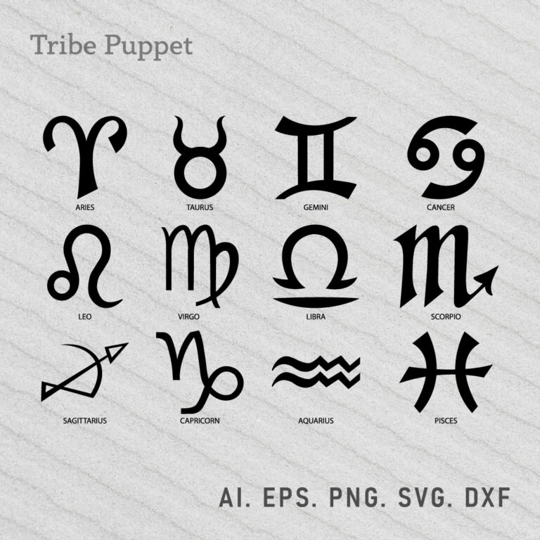 Zodiac Sign Vector Set - MasterBundles