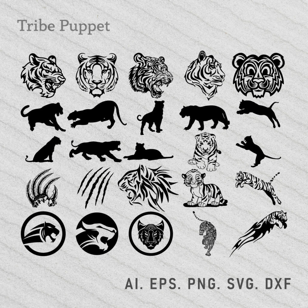 Tiger SVG - MasterBundles