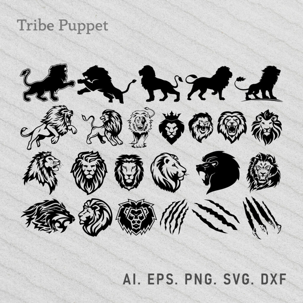 Lion SVG - MasterBundles