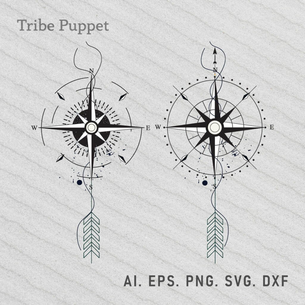 Compass Vector set - MasterBundles