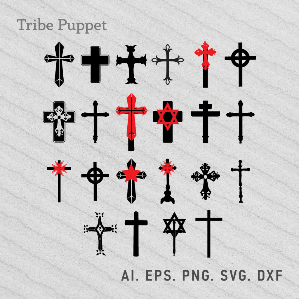 Cross Vector Set - MasterBundles