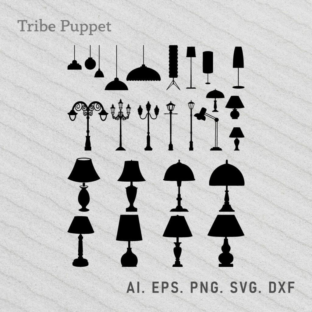 Lamps SVG - MasterBundles