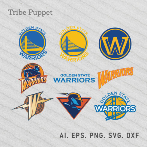 Golden State Warriors Logo SVG Set - MasterBundles