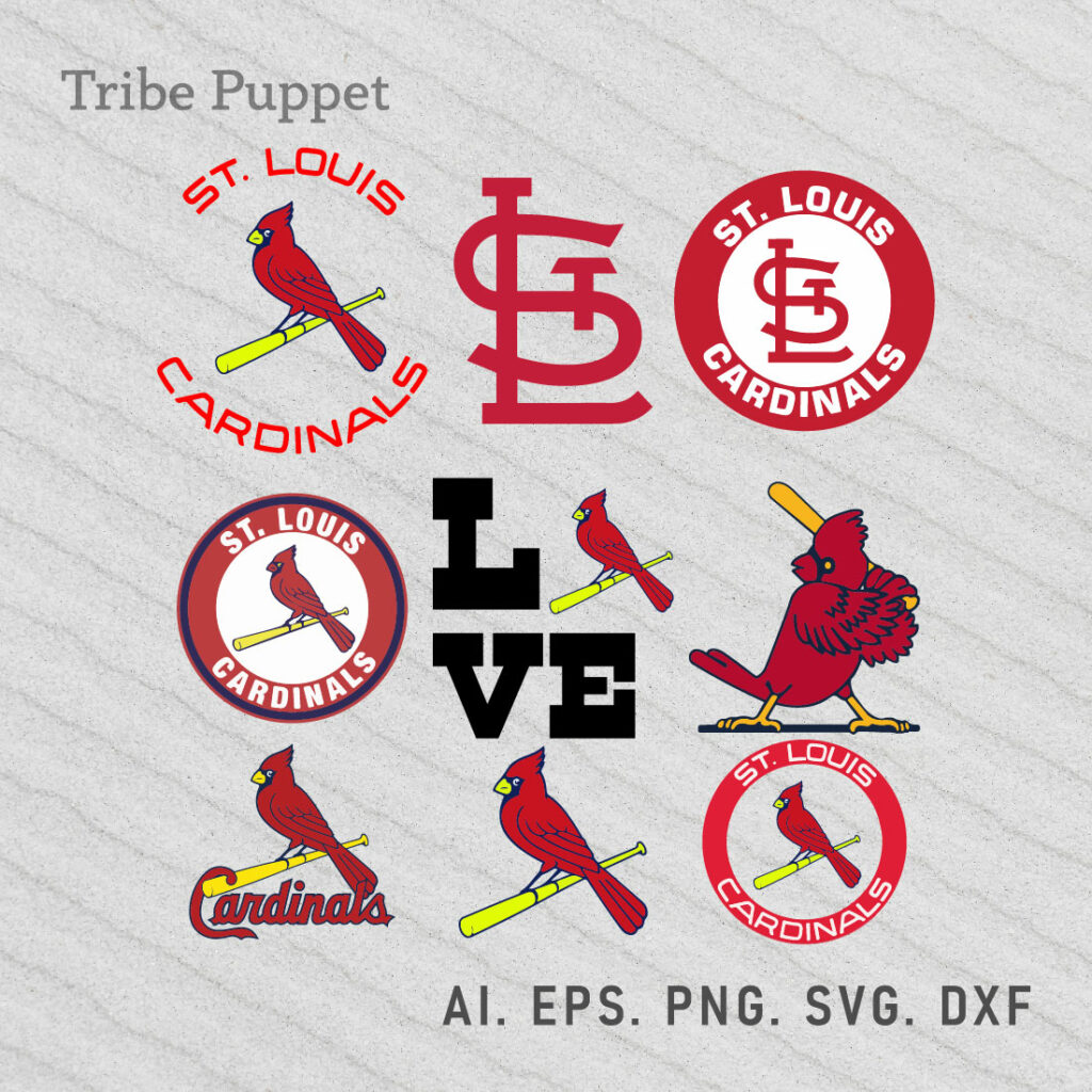 ST. Louis Cardinals Logo vector Set - MasterBundles