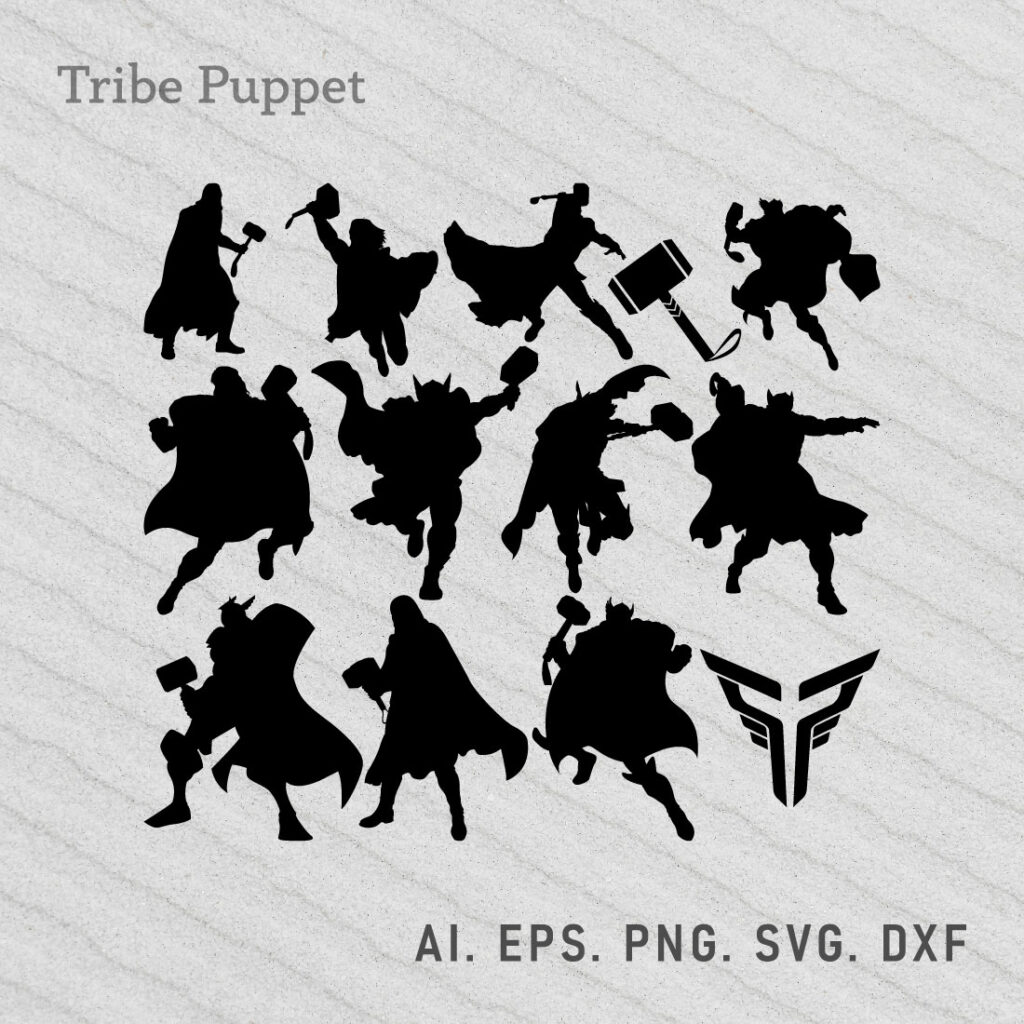 Marvel Thor Vector Set - MasterBundles