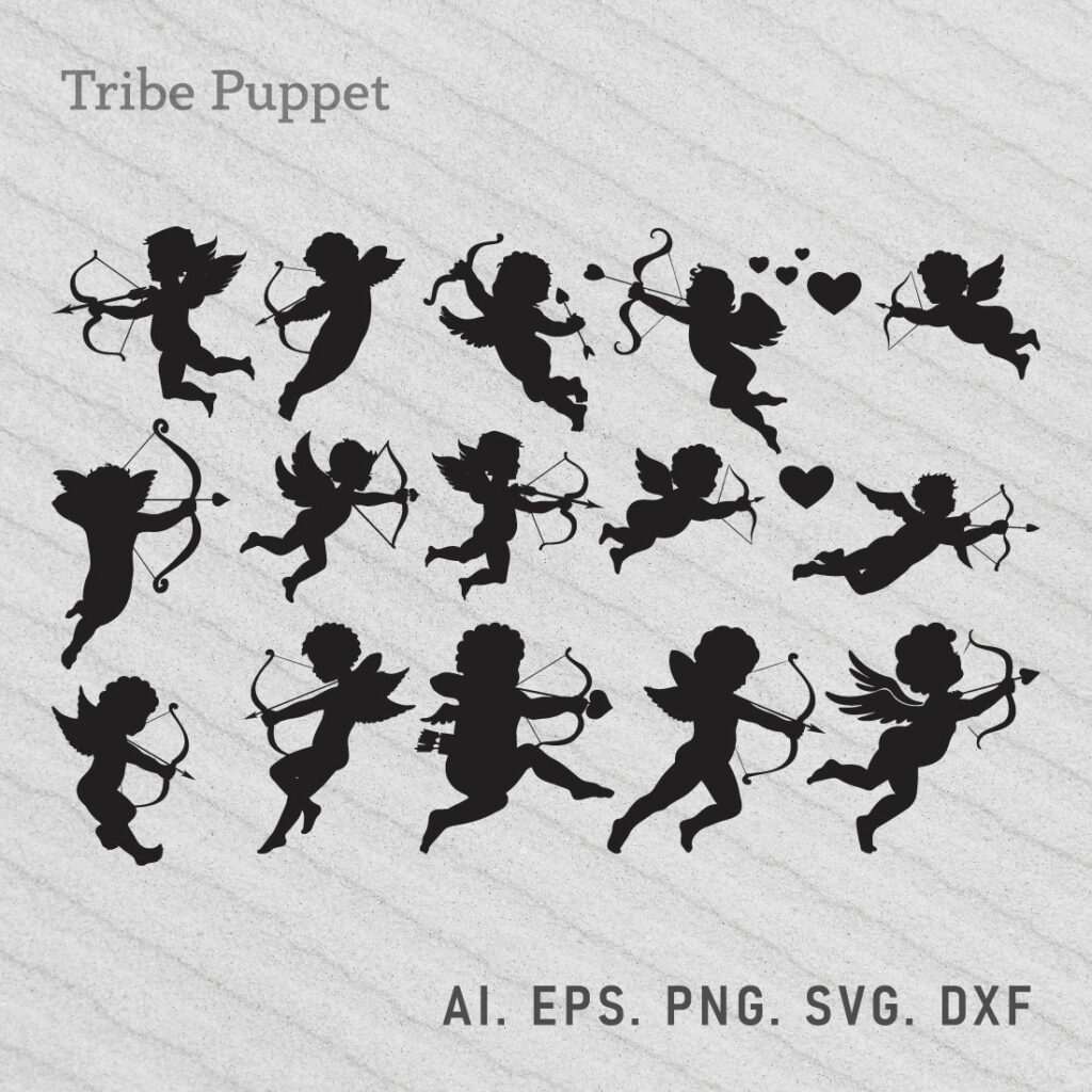 Cupid Vector Set - MasterBundles