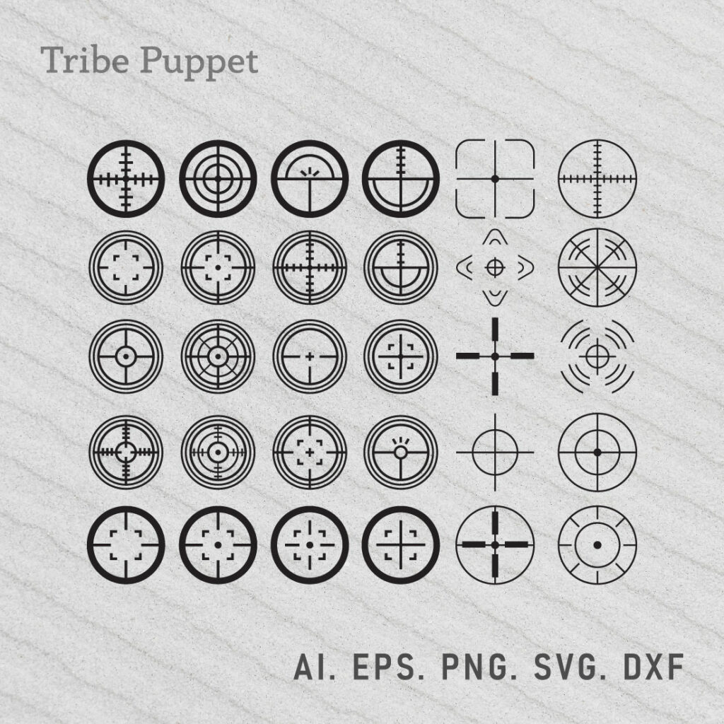 Shooting Target SVG - MasterBundles