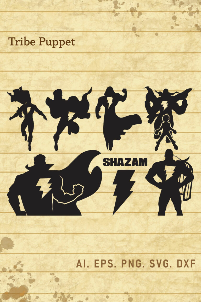 Marvel Shazam Vector Set - MasterBundles