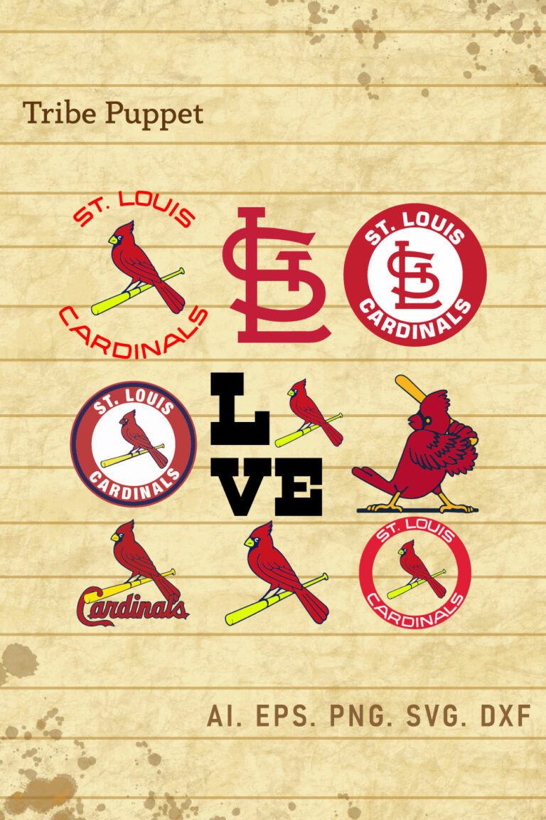 ST. Louis Cardinals Logo vector Set - MasterBundles