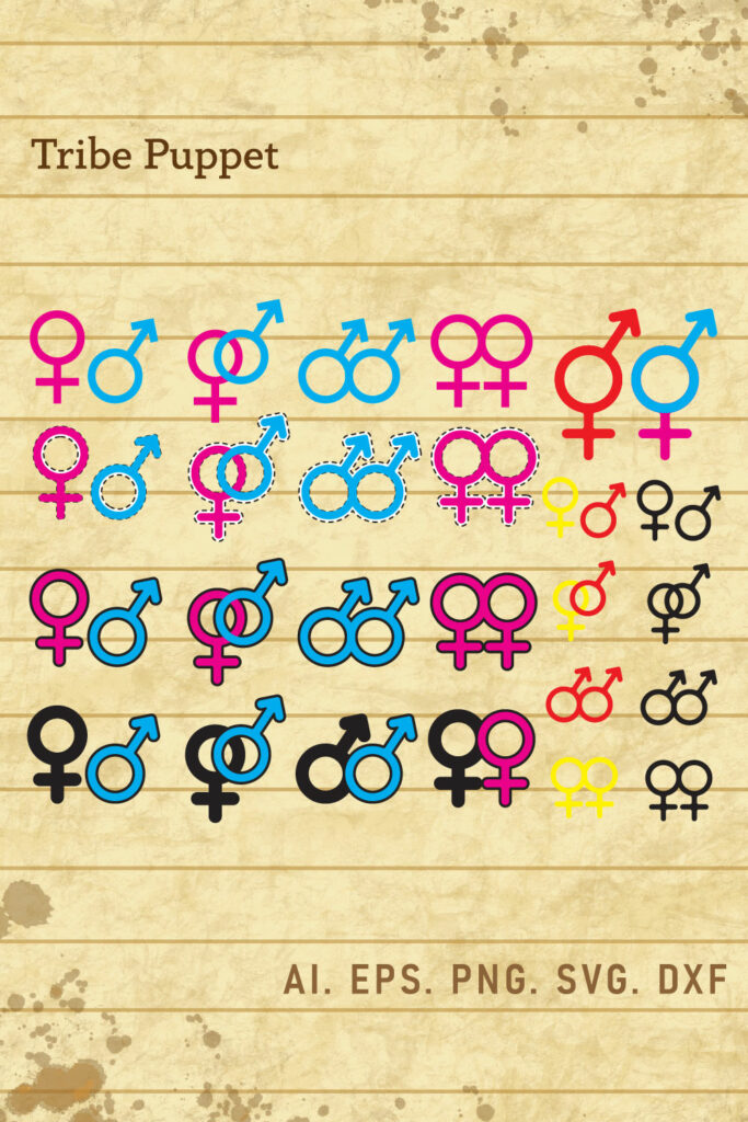 Gender Symbol SVG Set - MasterBundles