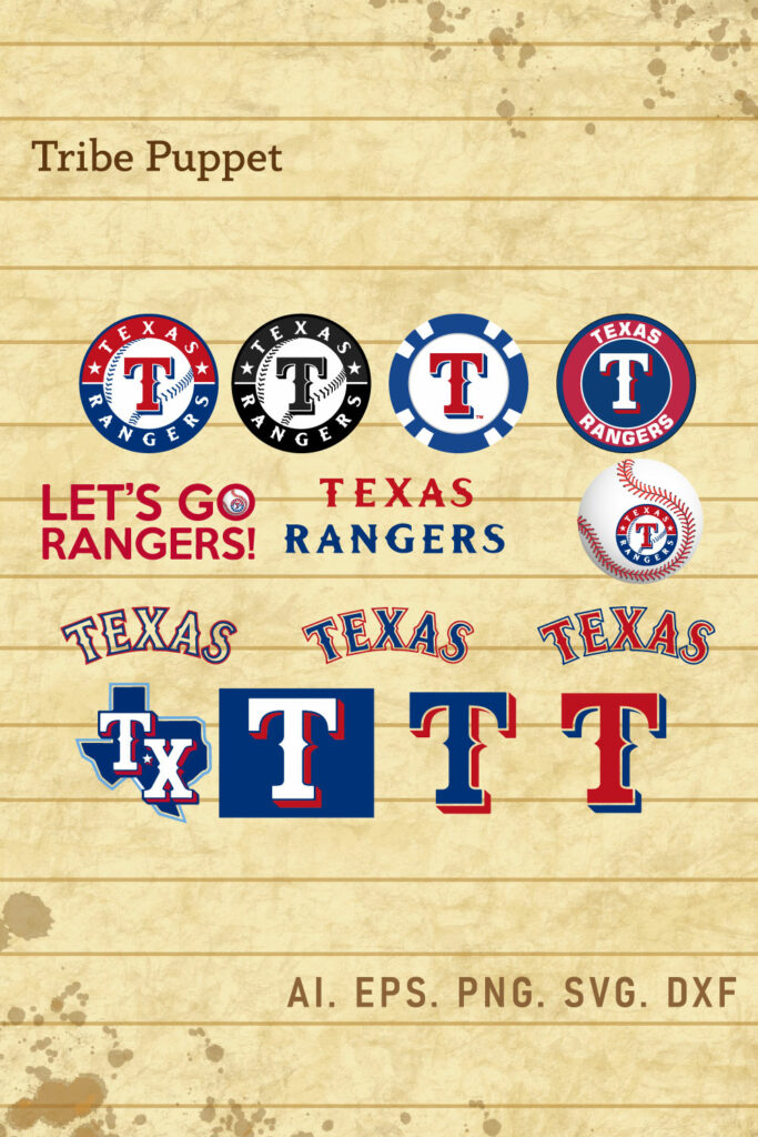 Texas Rangers Logo SVG - MasterBundles