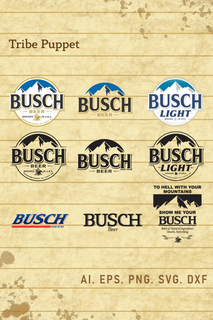 Busch Beer Vector Set - MasterBundles