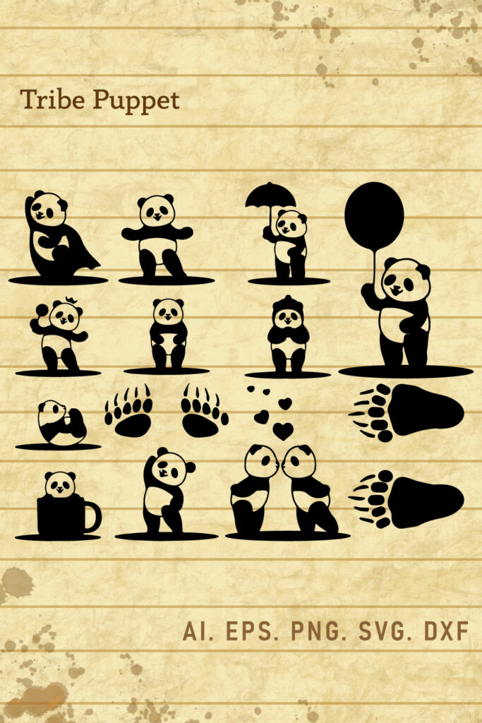Panda SVG - MasterBundles