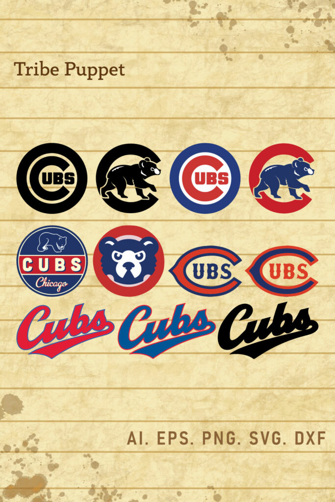 Chicago Cubs Logo Vector Set - MasterBundles
