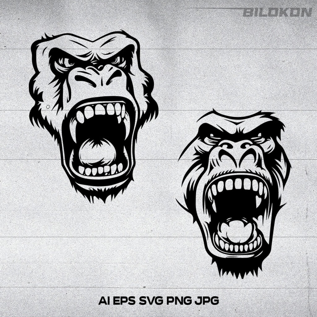 6+ Monkey SVG Images for 2023 - MasterBundles