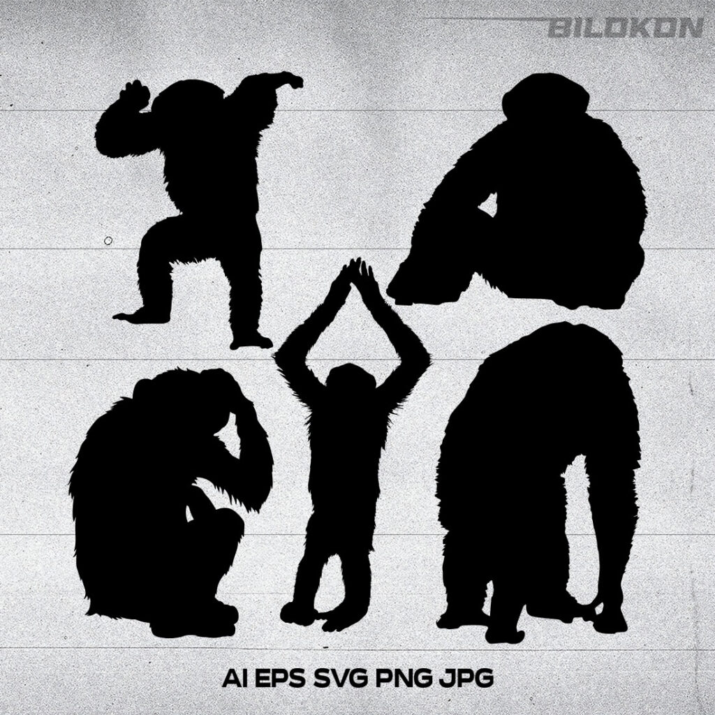 6+ Monkey SVG Images for 2025 - MasterBundles