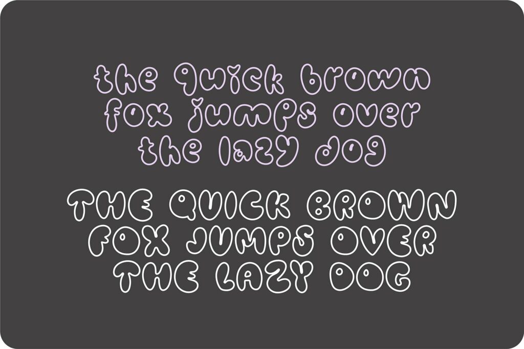 HAPPY CLUB Funky Cute Bubble Font – MasterBundles