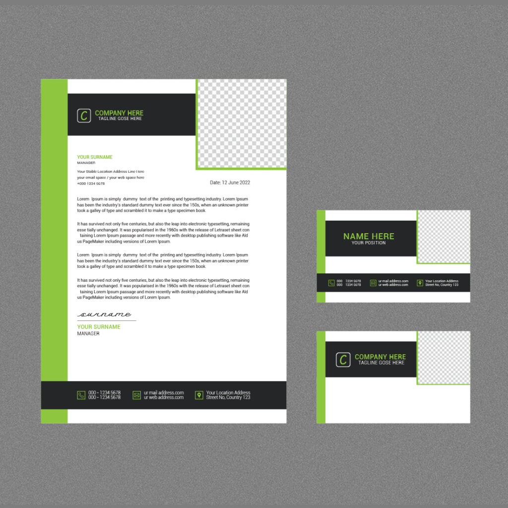 30 Letterhead and Business Card Design Template Bundle - MasterBundles