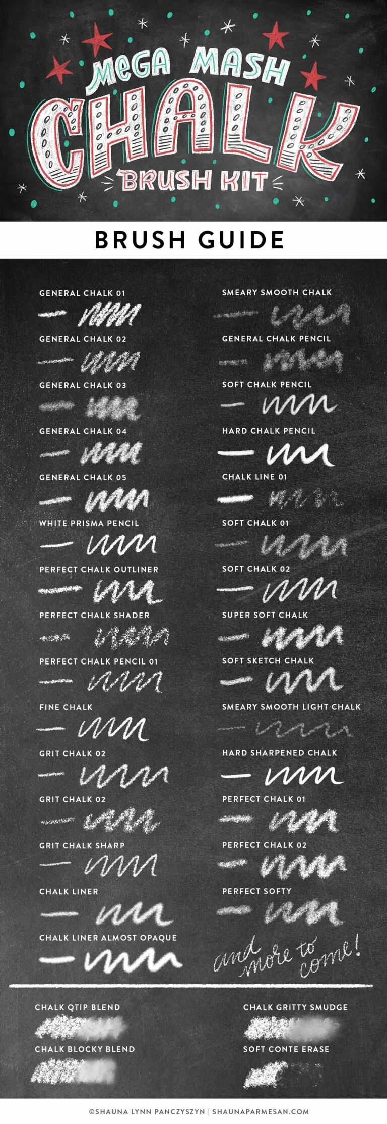 Realistic Photoshop Chalk Brushes! – MasterBundles