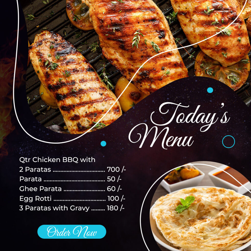 Food / Restaurant Social Media Post Templates - MasterBundles